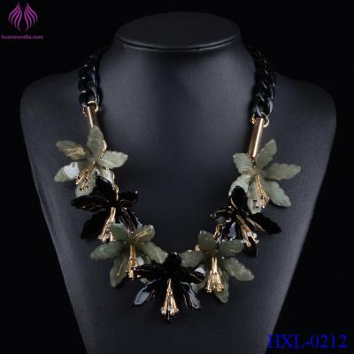 China Hot Vintage black tattoo choker necklace with flower for sale