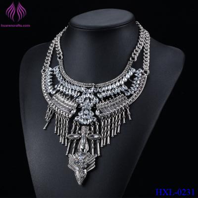 China Wedding Bridal Party Rhinestone Crystal Pendant Necklace for sale
