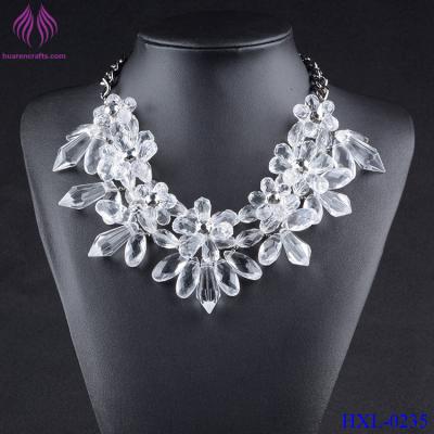 China Natural Crystal Quartz Gemstone Rock Healing Point Chakra Stone Pendant Necklace for sale