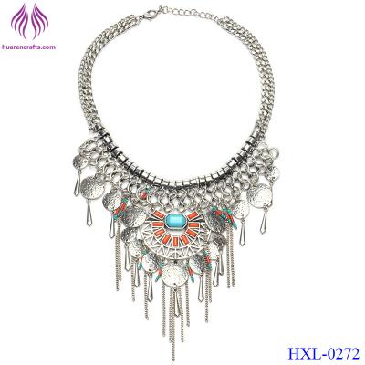 China Fashion Jewelry chain tassel shourouk necklace jewelry for sale
