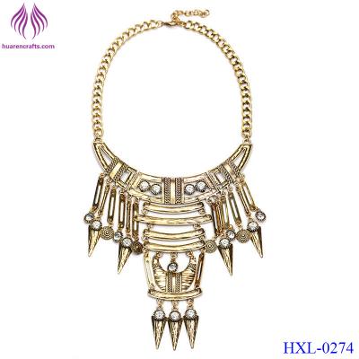 China Fashion Jewelry tribal style gravels statement necklace for sale