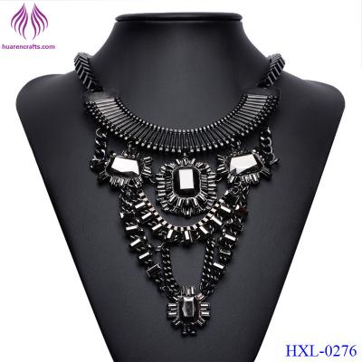 China Fashion Jewelry cheap bubble bib statement necklace for sale