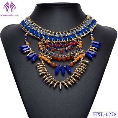 China Fashion Jewelry factory cheap statement necklace for sale