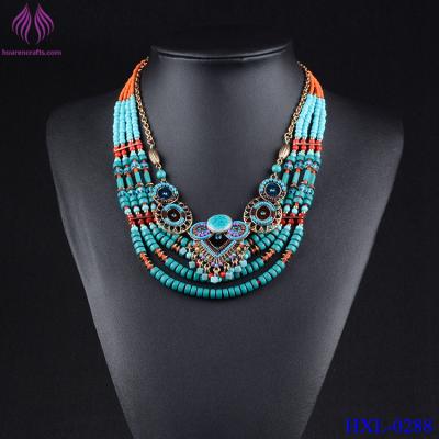 China Fashion Jewelry layer beads collar necklace for sale
