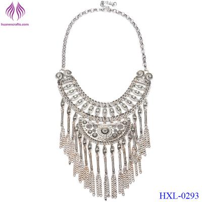 China Fashion Jewelry chunky shourouk tassel necklace for sale