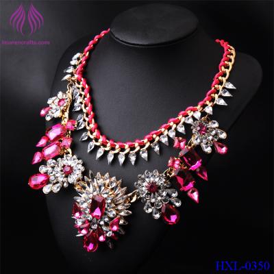 China New Fashion good quality chokers necklaces crystallizer jewelry for sale