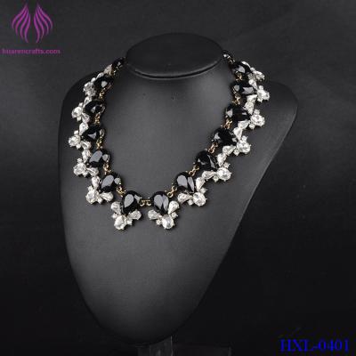 China Fashion Jewelry waterdrop crystal choker druzy necklaces for sale