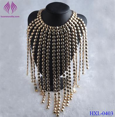 China Fashion Collar Power choker Vintage Bohemian Long tassel ethnic Necklace for Women for sale