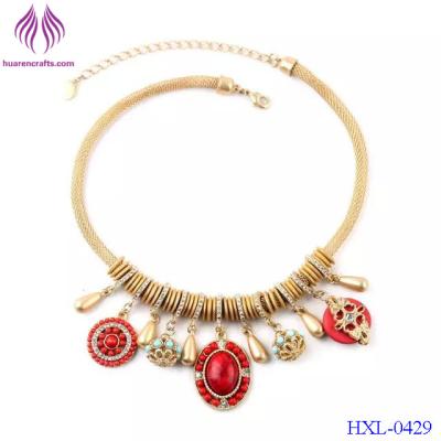 China Bohemian Big Maxi Necklace Tassel Drop Collares chain Bohemio Bijoux Collier Necklace for sale