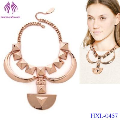 China Choker Statement Geometry Necklace Fashion Jewelry For Women for sale