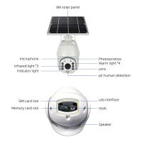 China PIR LTE Cellular Security Camera 4G Solar Security Camera 2MP Cloud Storage for sale