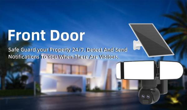 PIR Motion Detection 4G Solar Powered Camera with Cloud Storage / Memory Card 128G