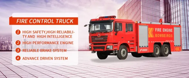 High Performance Shacman Cummins Weichai Engine Water Tank Fire Fighting Lorry Truck