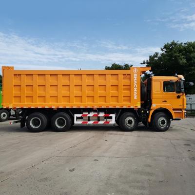 China Construction Site Use 12 Wheeler Tipper Dump Trucks   30T 50 Ton Shacman F3000 8X4 Sand Dumper Truck for sale