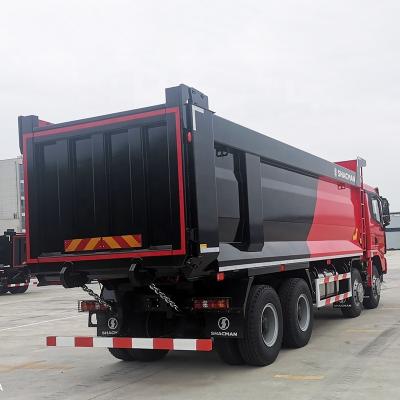 China SHACMAN F3000 8X4 New Diesel Dump Truck 400HP 12 Wheels Heavy Lorry Dumper Rear Camera Customizable for sale