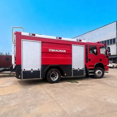China SHACMAN 4x2 Multi-Functional Fire Fighting Vehicle New Adjustable Dry Powder Foam Water Tower Engine Room Fire Engine Trucks for sale