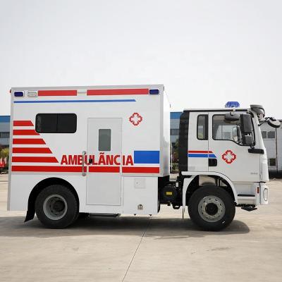 China SHACMAN 4x2 4x4 Cross Country Monitoring Emergency Ambulance Vehicle Van Ambulance for Hospital Patient Transport for sale