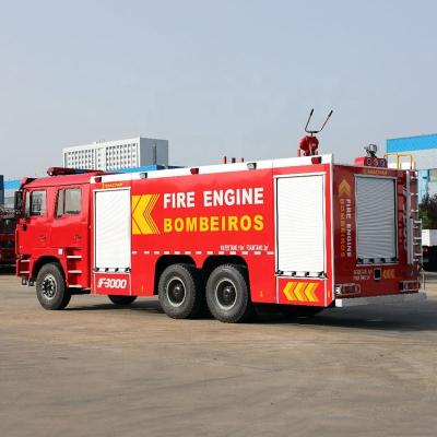 China 6x4 10000 Liter Street Rescue Fire Rush Truck 10 Ton 2 Ton Foam Fire Extinguishing Truck for sale