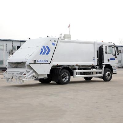 China 14 Square Meter Electric Diesel Powered Garbage Truck Compressed Garbage Collection Vehicle for sale