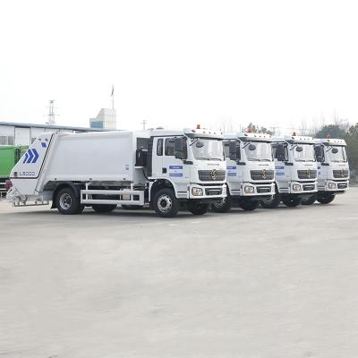 China Diesel Garbage Truck Controller 2 Ton 15 Ton Small Garbage Collecting Vehicle for sale