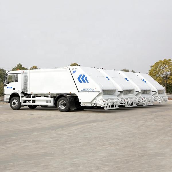 Quality Rear Loader Garbage Truck 4x2 14CBM Waste Collection Vehicle Self Loading And Unloading Trash Trucks for sale