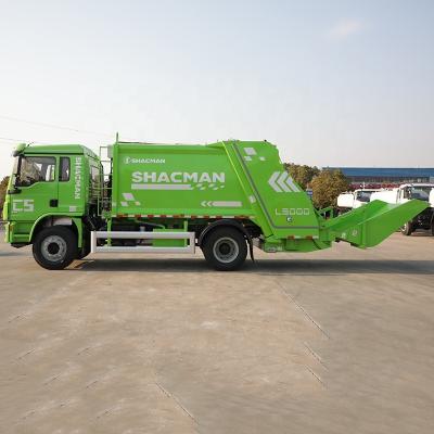 China 10 Ton Self Loading Dual Compartment Waste Sorting Vehicle Multi Functional Manual Garbage Truck 4x2 for sale