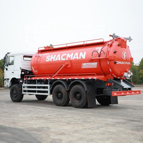 Quality 6X6 Diesel Sewage Suction Truck Euro 2 Wheel Weichai Engine Fast Gearbox Left Steering for sale