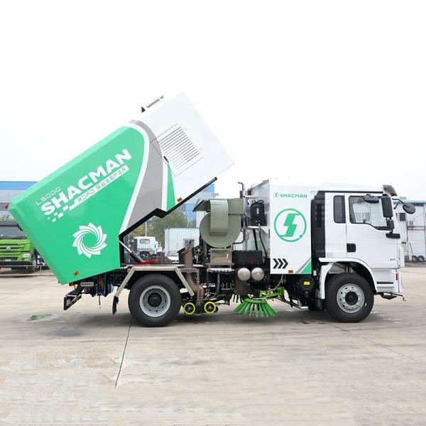 Quality Euro2 Road Cleaning Truck Multifunctional Full Closed Street Sweeper Truck for sale