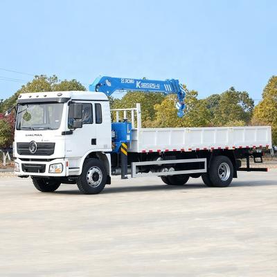China Shacman Hydraulic Truck Mounted Crane 4X2 4X4 5T Construction Telescopic Boom Truck Crane for sale