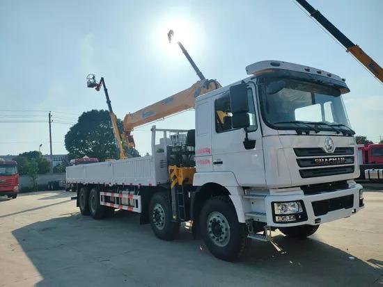 Quality Shacman X3000 6x4 Straight Boom Truck With 400L Fuel Tank 380HP Engine for sale