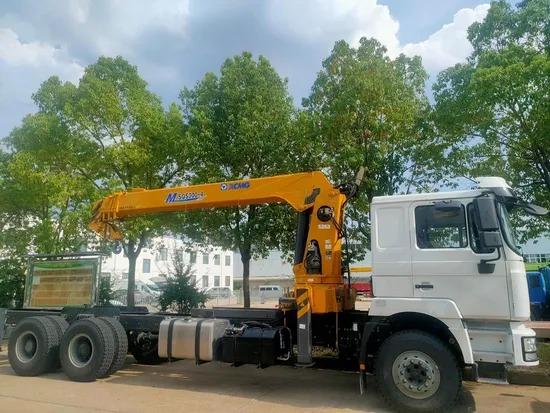 Quality Shacman H3000 6x4 Drive Dump Truck Mounted Crane Euro5 Emission Standard Dump Truck for sale