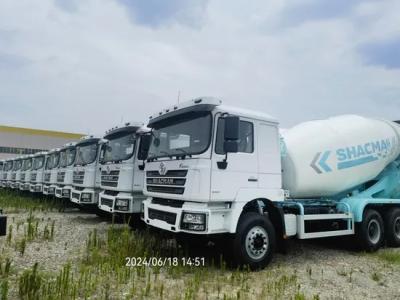 China Cement Machinery 10m3 Concrete Mixer Truck Manual Transmission for sale