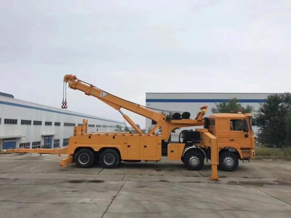 Quality Shacman Straight Boom Truck Euro 2 20 Ton Tow Truck Wrecker Recovery Truck for sale