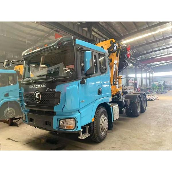 Quality Shacman Foldable Knuckle Boom Truck Mounted Crane Straight Arm Crane Truck for sale