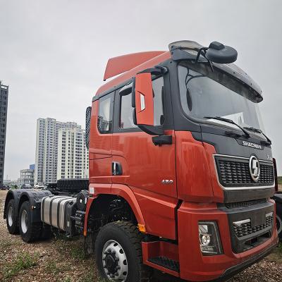 China SHACMAN X3000 Reinforced 6x4 Tractor Truck Head 430HP Euro II Model SX42555V344 For Container Semi Trailer Transport for sale