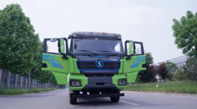 China Safety Shacman X5000e 6x4 Electric Mining Dump Truck 580kW Motor 400kWh Reinforced Tipper for sale