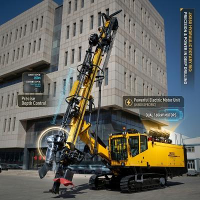 China JK850 Electric Motor Water Well Drilling Rig 110KW 850m Depth 600mm Diameter Rotary Table Borehole Machine for sale