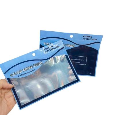 China Customized Size Zipper Bag Soft Plastic Packaging Fishing Lure Bait Bags Custom Printed Aluminum Foil for Fishing Worms for sale