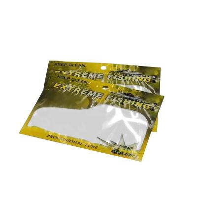 China Custom Order Durable Clear Storage Zip Lock Lure Fishing Bass Bait Packaging Bags with Customized Color Options Included for sale