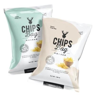 China Smell Proof PE Plastic Chips Bag Customized Aluminum Foil Food Pouch Packaging Heat Sealed Snack Candy Self Sealing Mylar Bag for sale