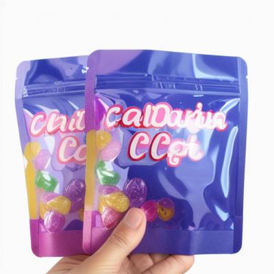 China Gravure Printing Bottom Gusset Bag Custom Printed 3 Sided Self Sealing Aluminum Foil Bag Zipper PE Heat Seal Plastic Packaging Food for sale