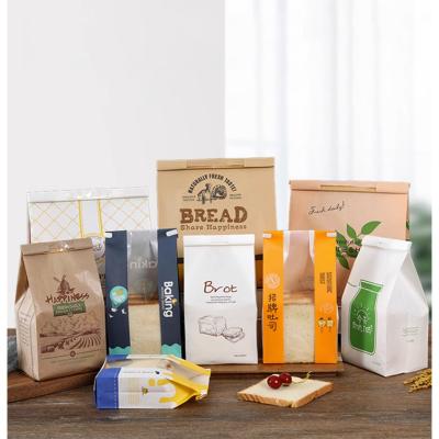 China Food Snacks Packaging custom kraft paper bag with zipper sealing resealable plastic pouch stand up pouch clear window for sale