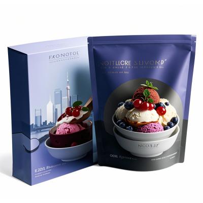 China PET VMPET PE Custom 3.5 Mylar Bag with Display Box Flower Candy Cookie Gummy Packaging CR Die Cut Spot UV Zipper Window for sale
