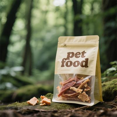 China Stand Up Pouch Gravure Printing Food Grade Safety Biodegradable Plastic Bag Pet Snacks Cat Litter Cleaning Supplies Mylar Bag for sale