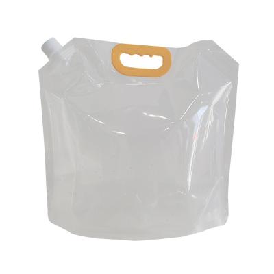 China Recyclable Cotom Juice Pouch Packaging Bag Large Diameter Mouth for Soybean Seed Juice Drink Material Structure PET VMPET PE for sale