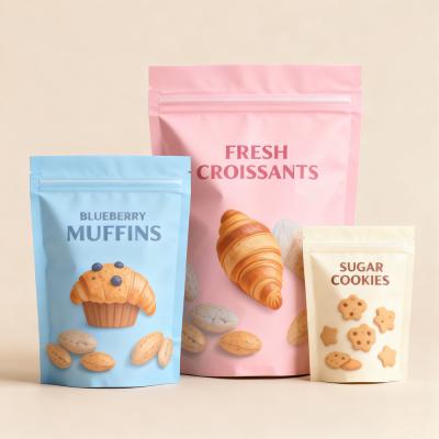China Food nuts snack kraft paper packaging bag with transparent window custom logo UV biodegradable paper bag coffee fruit dry for sale