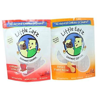 China Heat Seal Custom Dog Food Packaging Bag Resealable Zipper Plastic Pouch Gravure Printing Pet Food Snack Treat Stand Up Pouch for sale