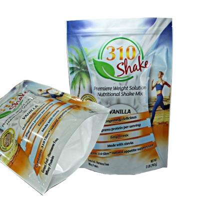 China Zipper Bag Recyclable Customized Printed Stand Up Protein Powder Pouch Aluminum Foil Packaging Maylar Bags with Ziplock for sale