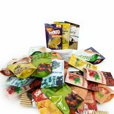 China Customized Logo Food Industrial Printed Color Packaging Plastic Bags Zipper Candy Protein Powder Mylar Bag Stand Foil Bag Window for sale