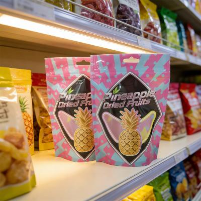 China PE Plastic Material Structure PET VMPET PE Food Grade Multi Layer Composite Mylar Bag for Candy Biscuit Dried Fruit Packaging for sale